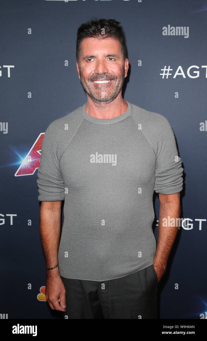 Hollywood, Ca. 13th Aug, 2019. Simon Cowell, at America's Got Talent ...