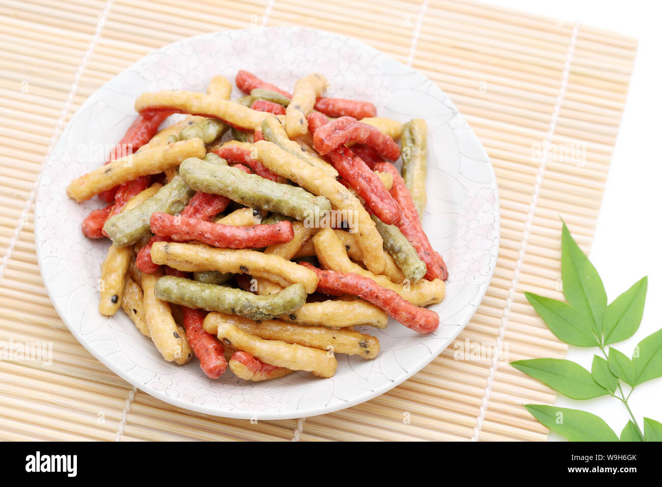 Traditional Japanese snack food, Karinto fried cookies Stock Photo - Alamy