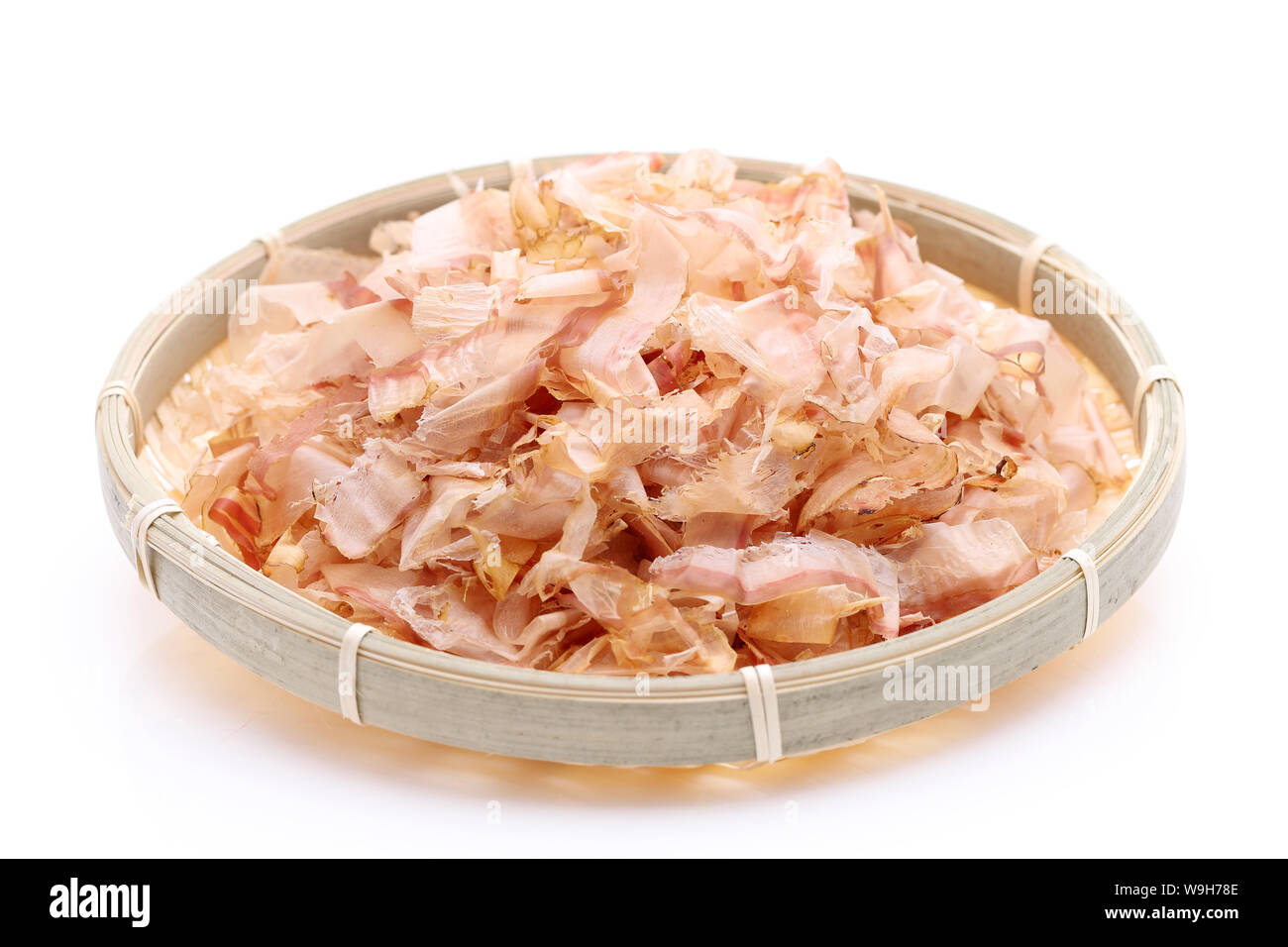 Japanese food, Katuobushi of dried bonito on white background Stock ...