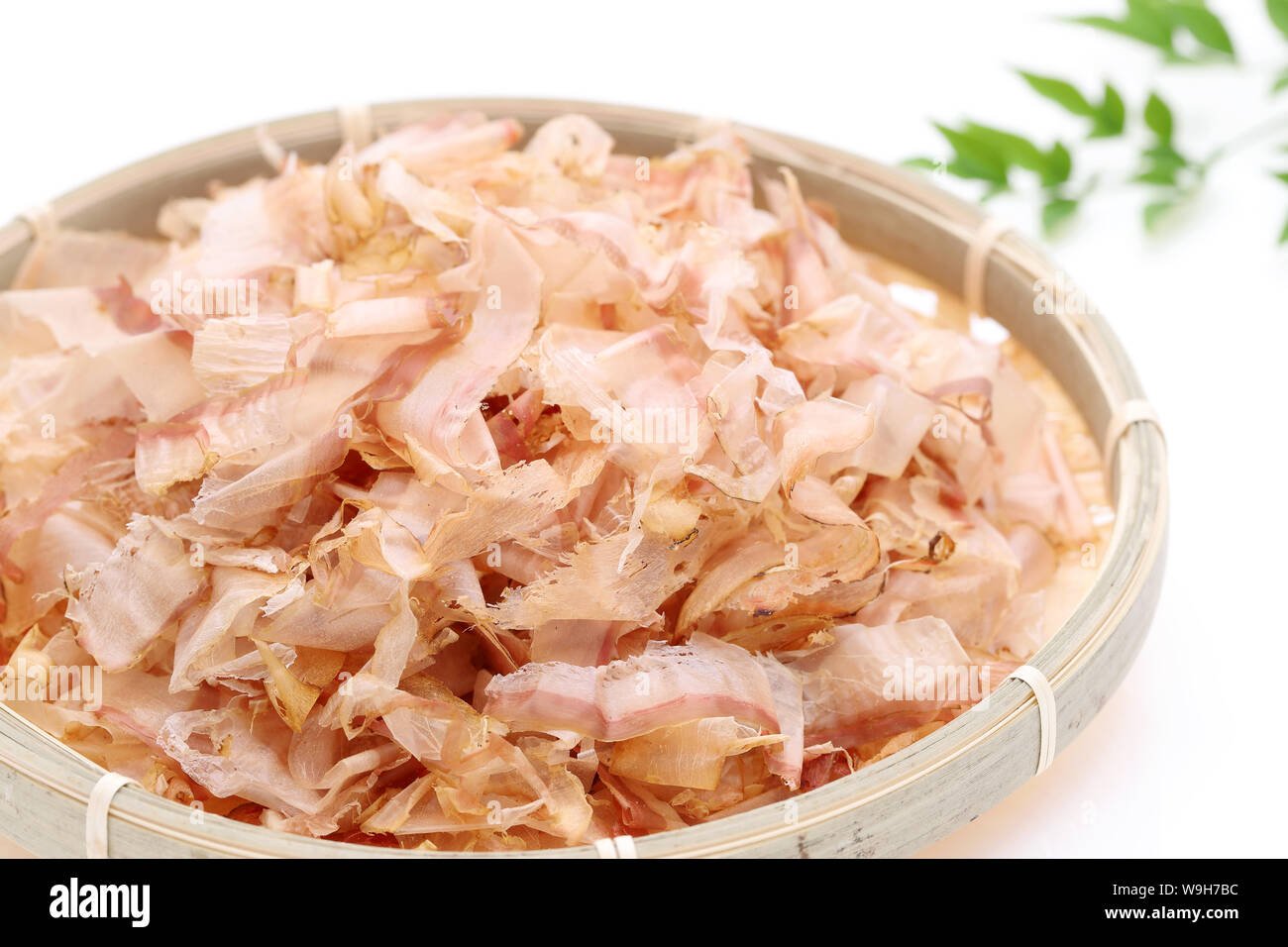 Japanese food, Katuobushi of dried bonito on white background Stock ...