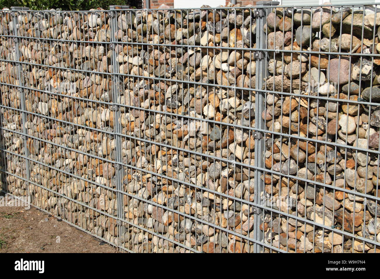 gabions as visual protection Stock Photo - Alamy