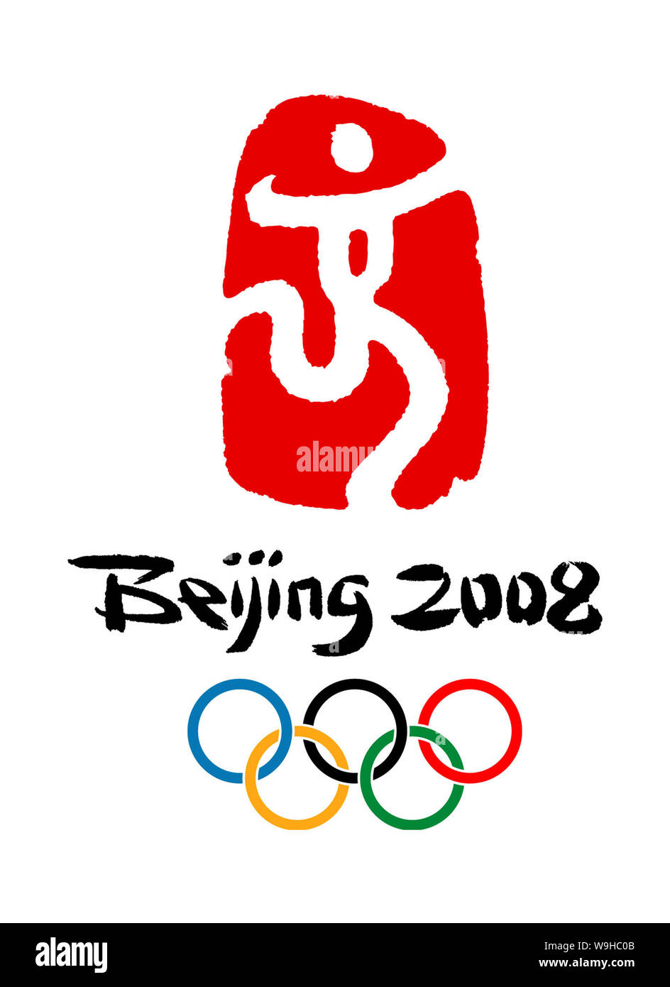 Chinese Seal, Dancing Beijing, the official logo and emblem of Beijing ...