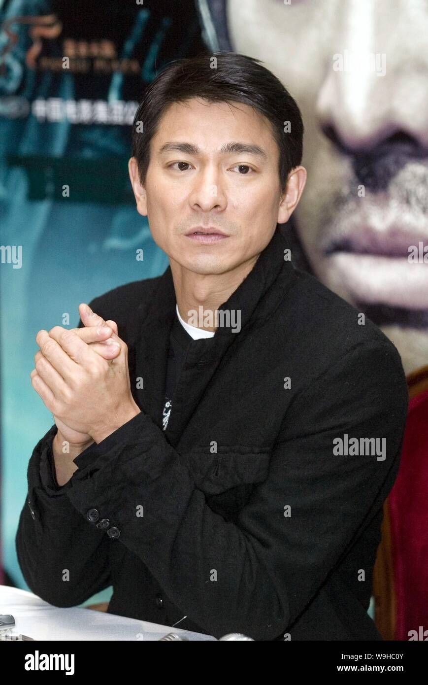 Hong Kong actor Andy Lau poses during a press conference before the ...