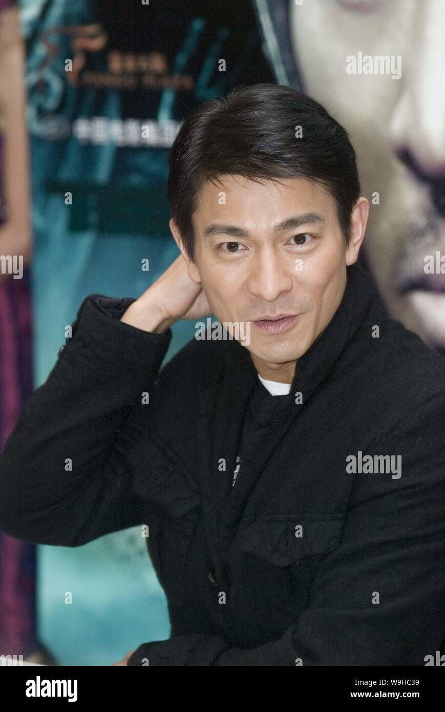 Hong Kong actor Andy Lau poses during a press conference before the ...