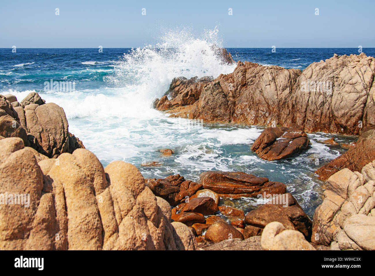 coast of mediterranean sea Stock Photo - Alamy