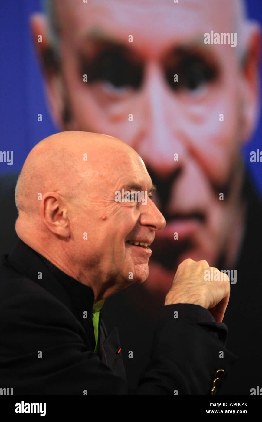 Christoph Eschenbach, Conductor of the Orchestre de Paris, poses during ...