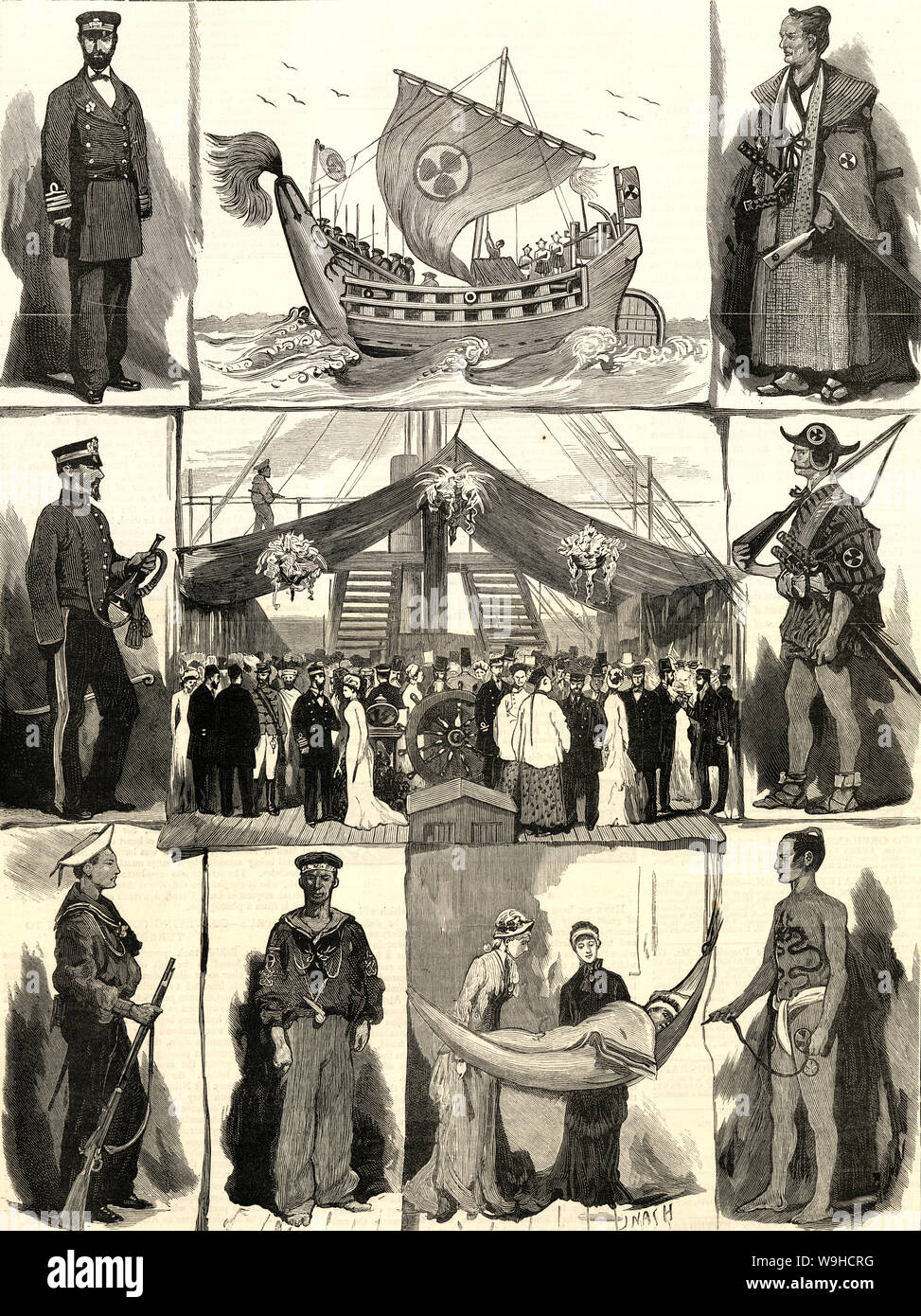 [ 1870s Japan - Development of the Japanese Navy ] — Illustrations of ...
