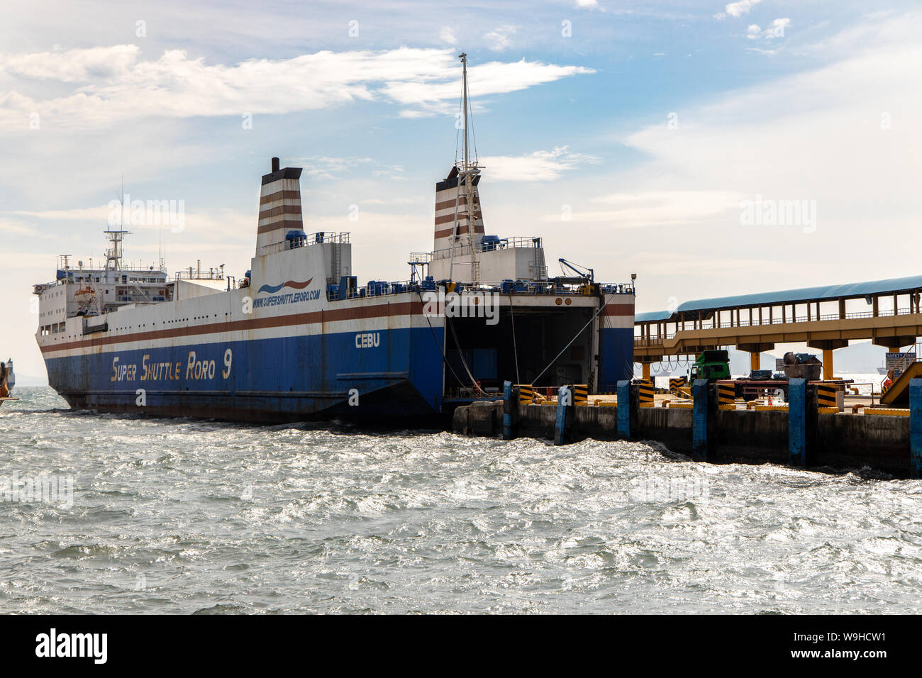 Aug 10, 2019 Ships waiting in Batangas port to carry cargo and ...