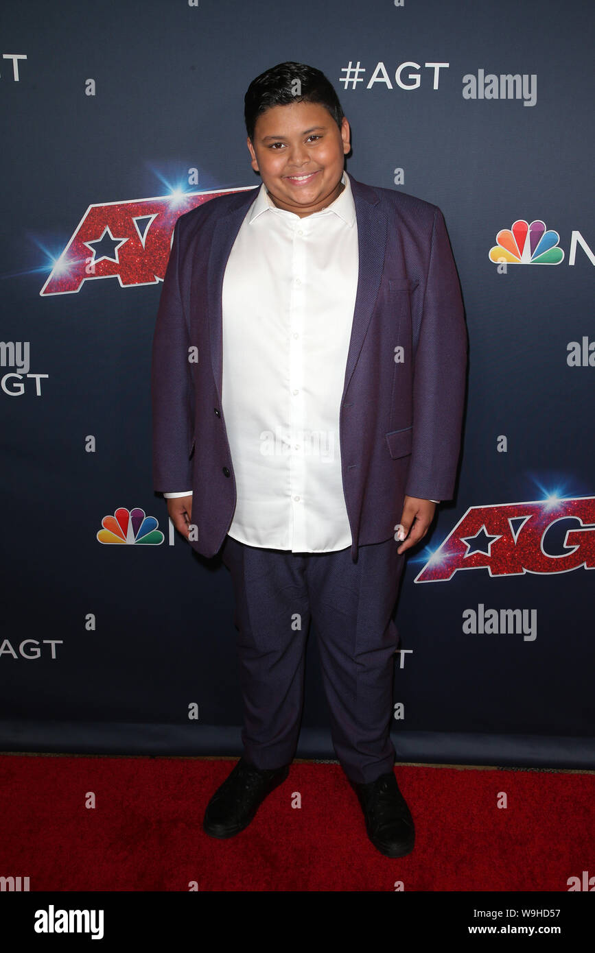 Hollywood, Ca. 13th Aug, 2019. Luke Islam, at America's Got Talent ...