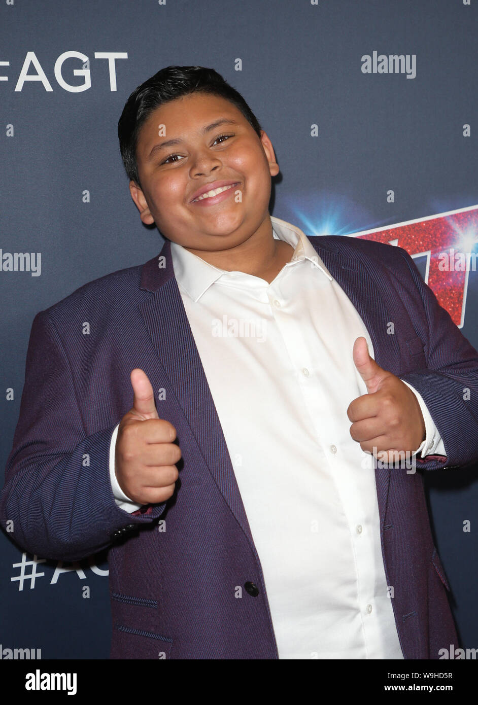 Hollywood, Ca. 13th Aug, 2019. Luke Islam, at America's Got Talent ...