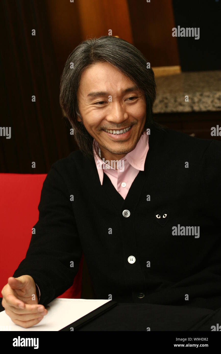 Hong Kong actor and director Stephen Chow smiles during a press ...
