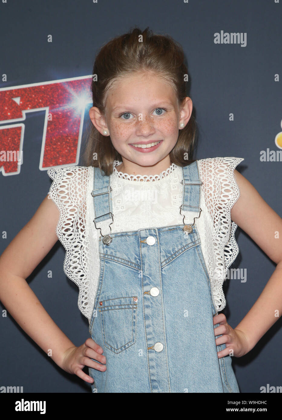 Hollywood, Ca. 13th Aug, 2019. Ansley Burns, at America's Got Talent ...