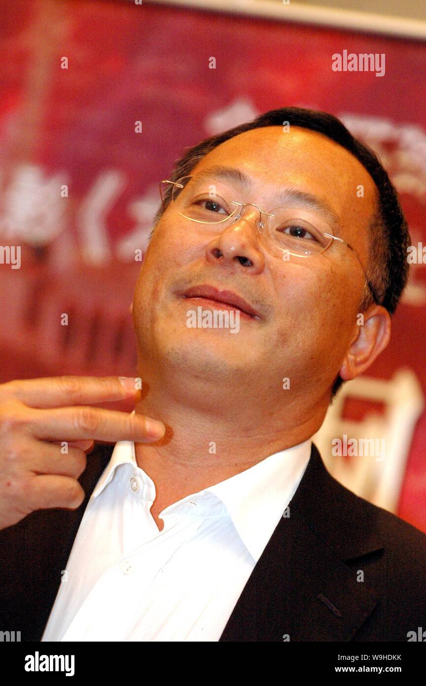 Hong Kong film director Johnny To Kei-Fung at a press conference for ...