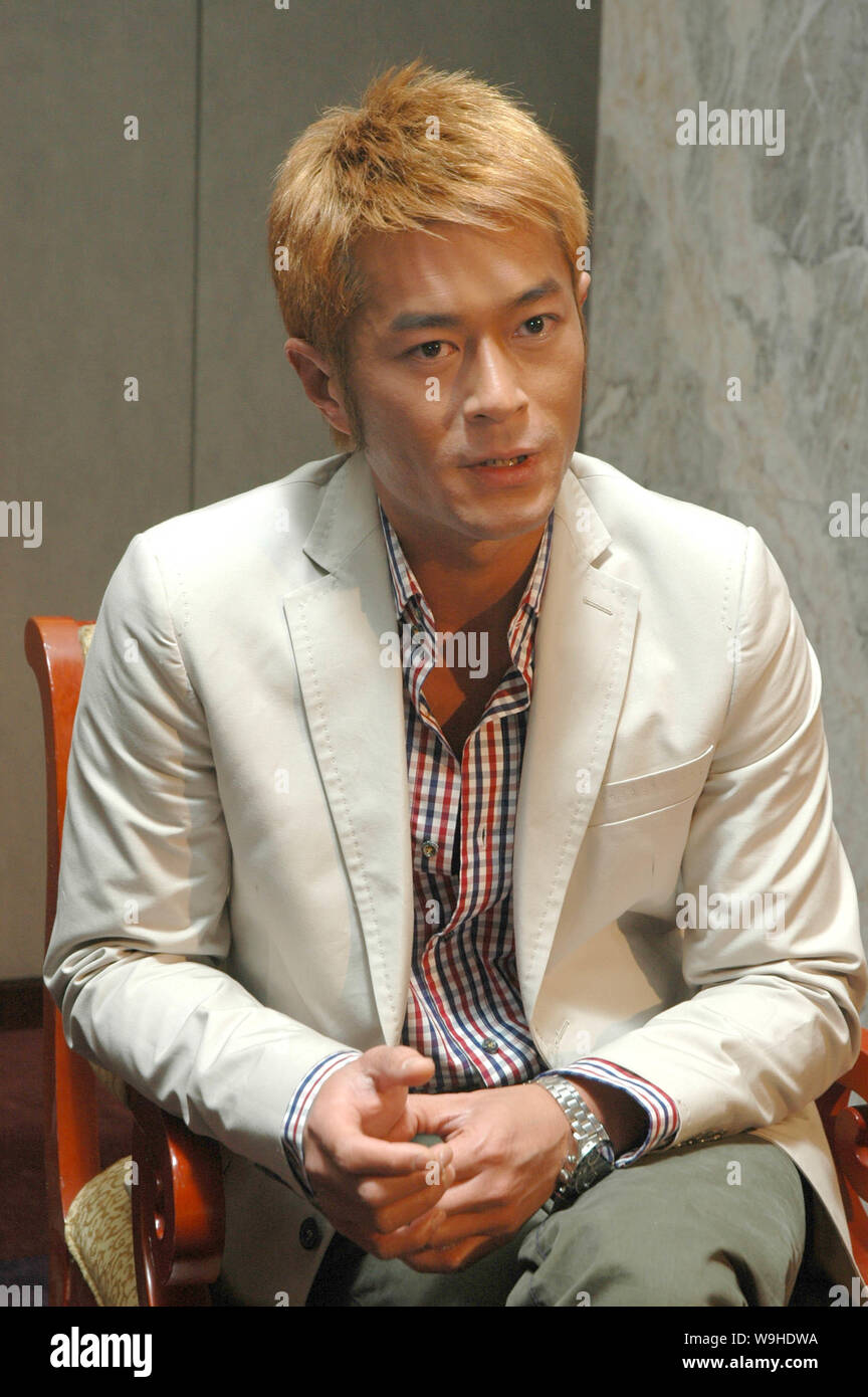 Hong Kong actor Louis Koo during the premiere of his latest movie ...