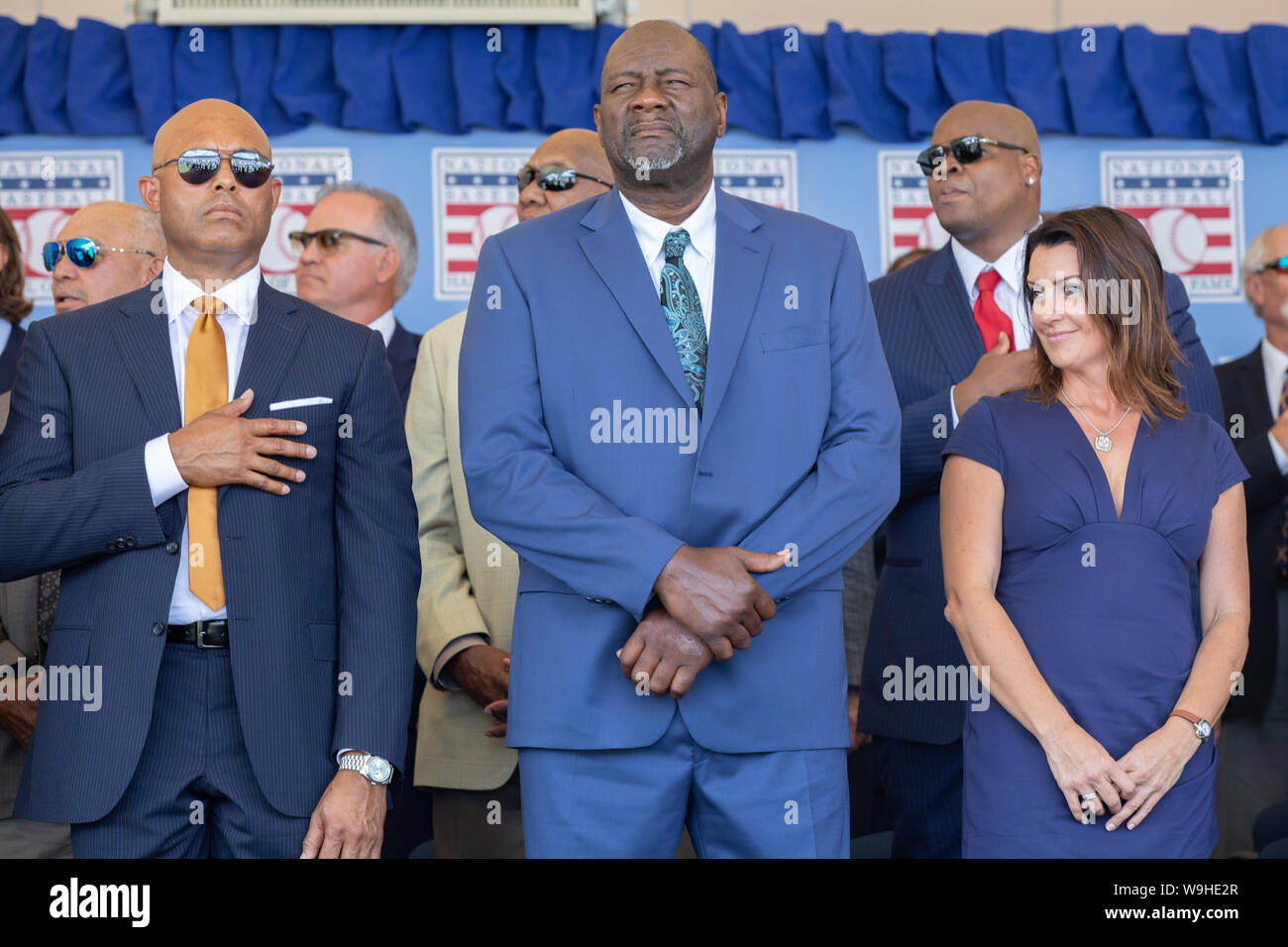 2019 MLB Cooperstown Induction Ceremony - Mariano Rivera, Roy Halladay ...