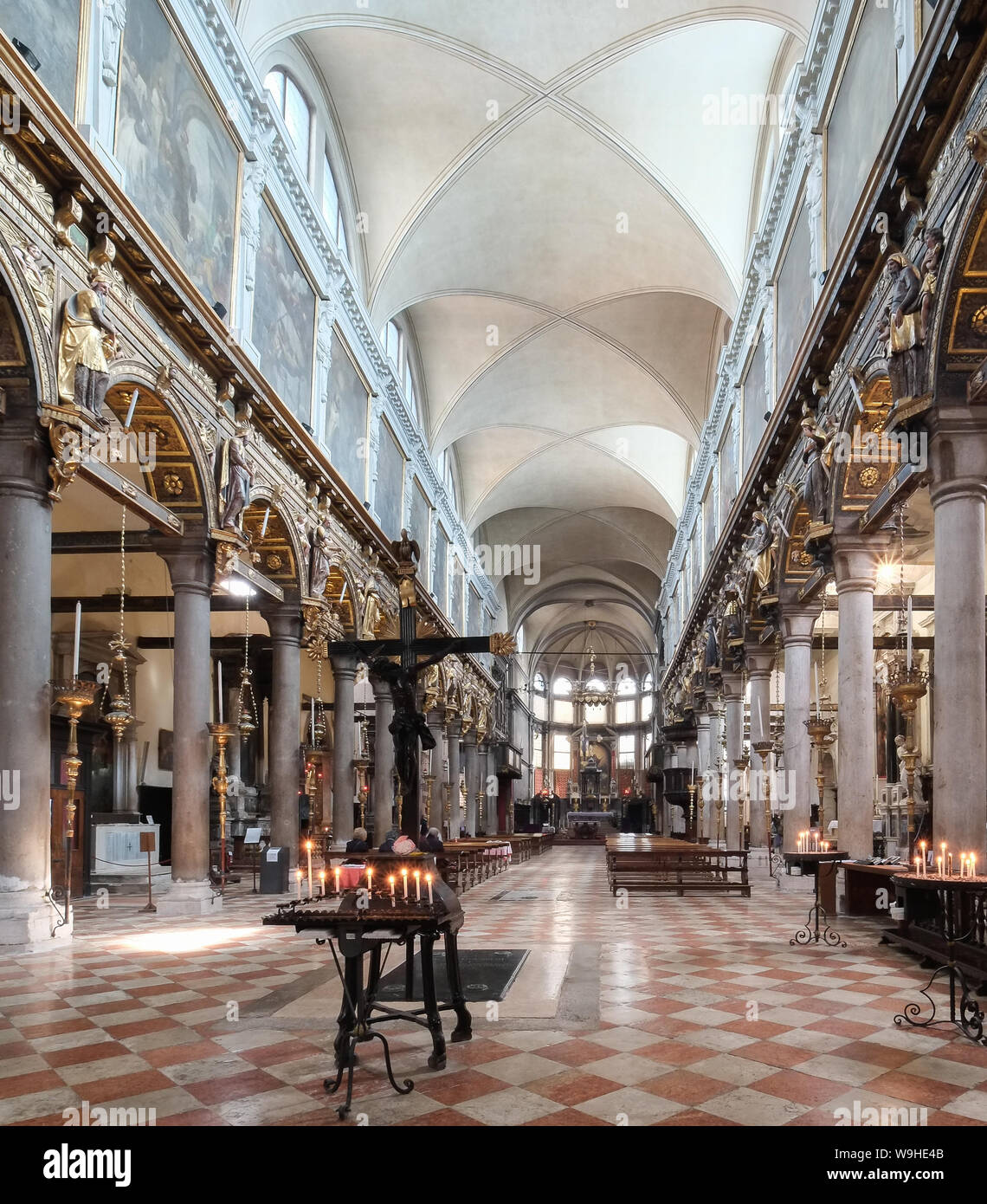 the church of Santa Maria dei Carmini Stock Photo - Alamy