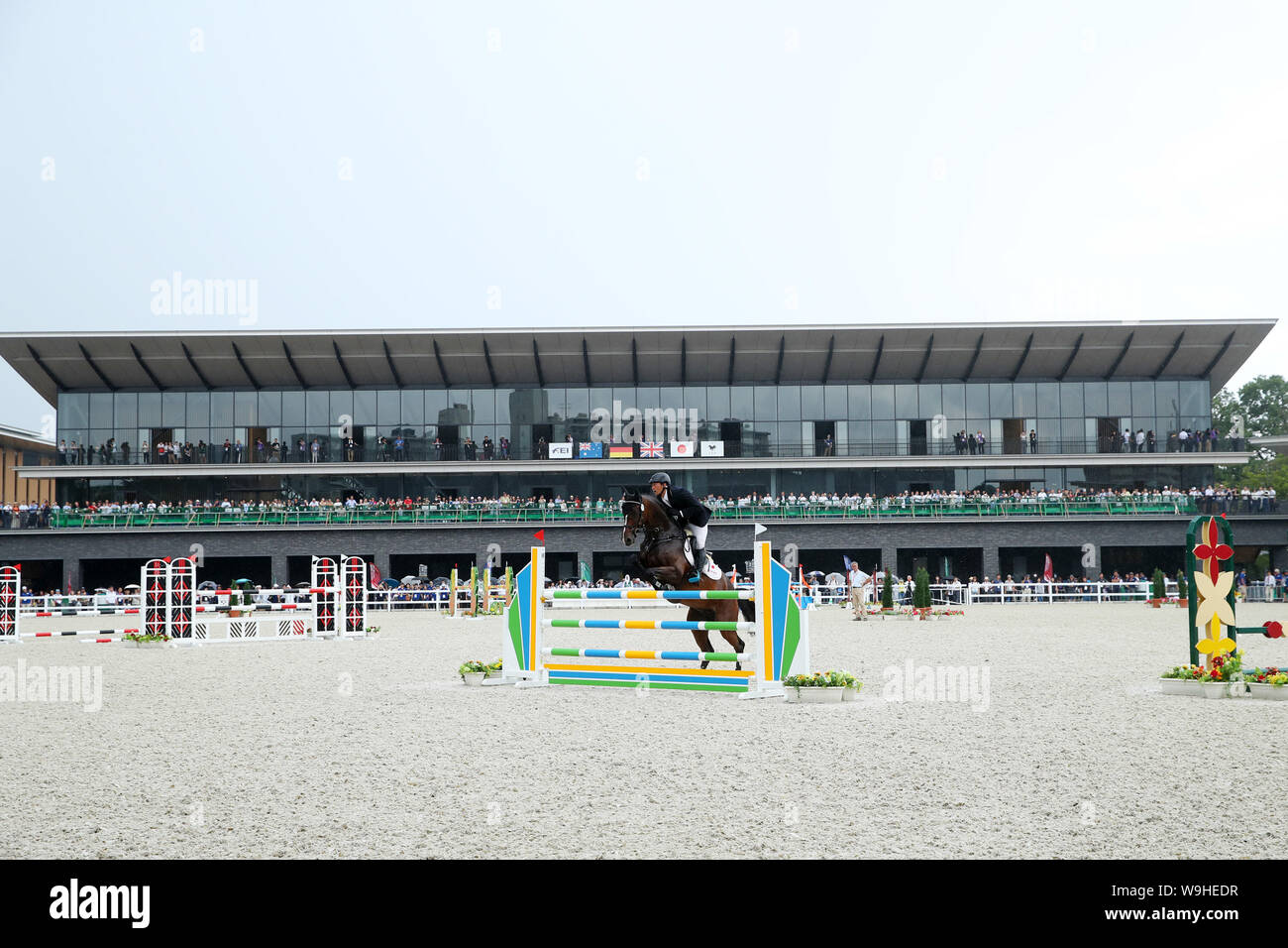 Tokyo, Japan. 14th Aug, 2019. Kazuya Otomo & Condorcet (JPN) Equestrian ...
