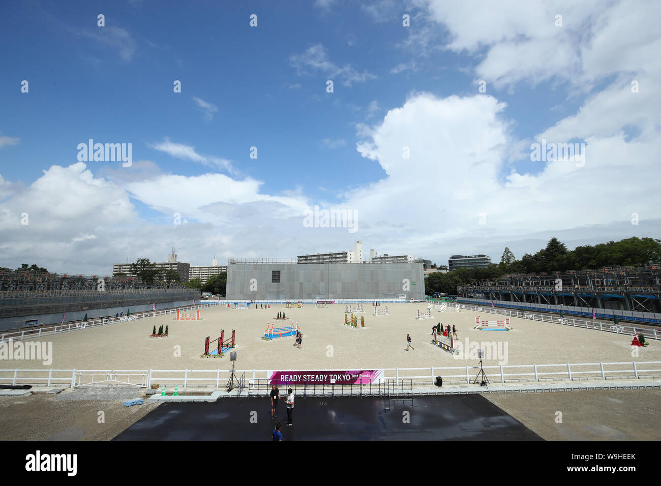 Tokyo, Japan. 14th Aug, 2019. General view Equestrian : READY STEADY ...