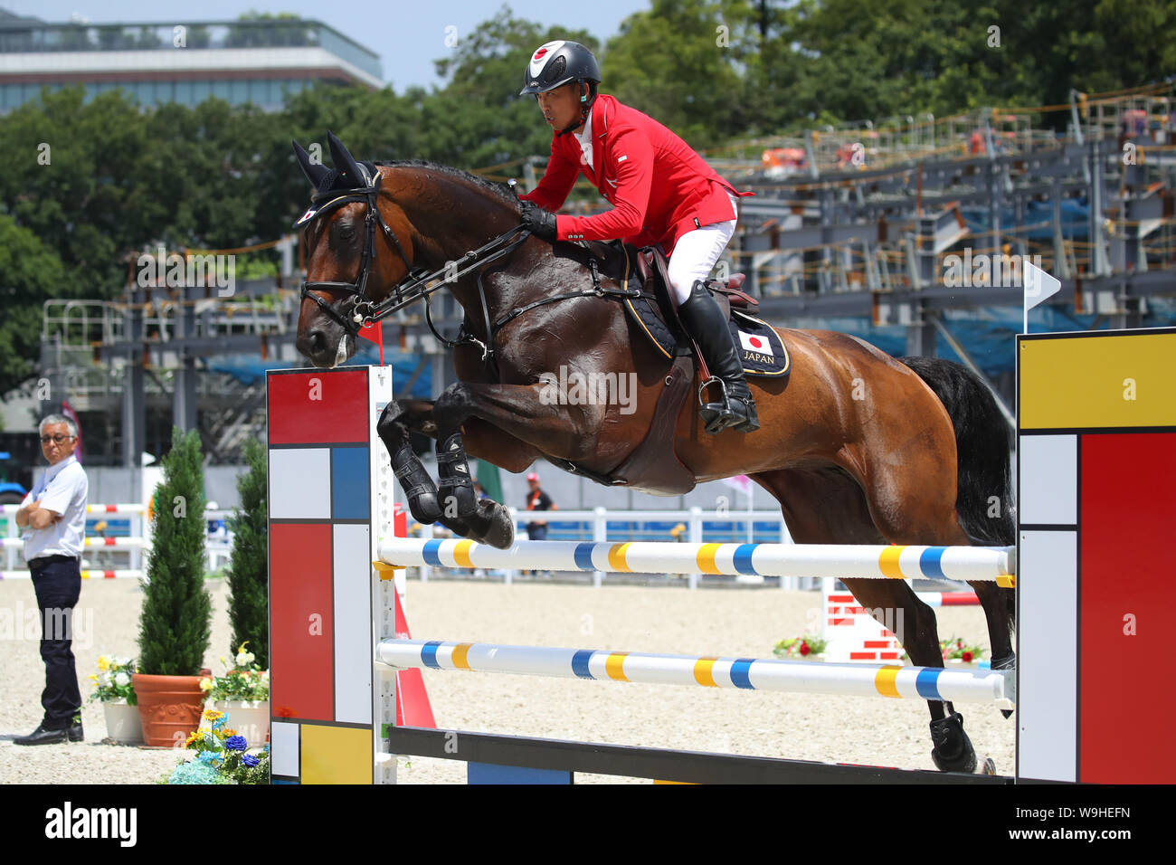 Tokyo, Japan. 14th Aug, 2019. Kazuma Tomoto & Tacoma D'horset (JPN ...