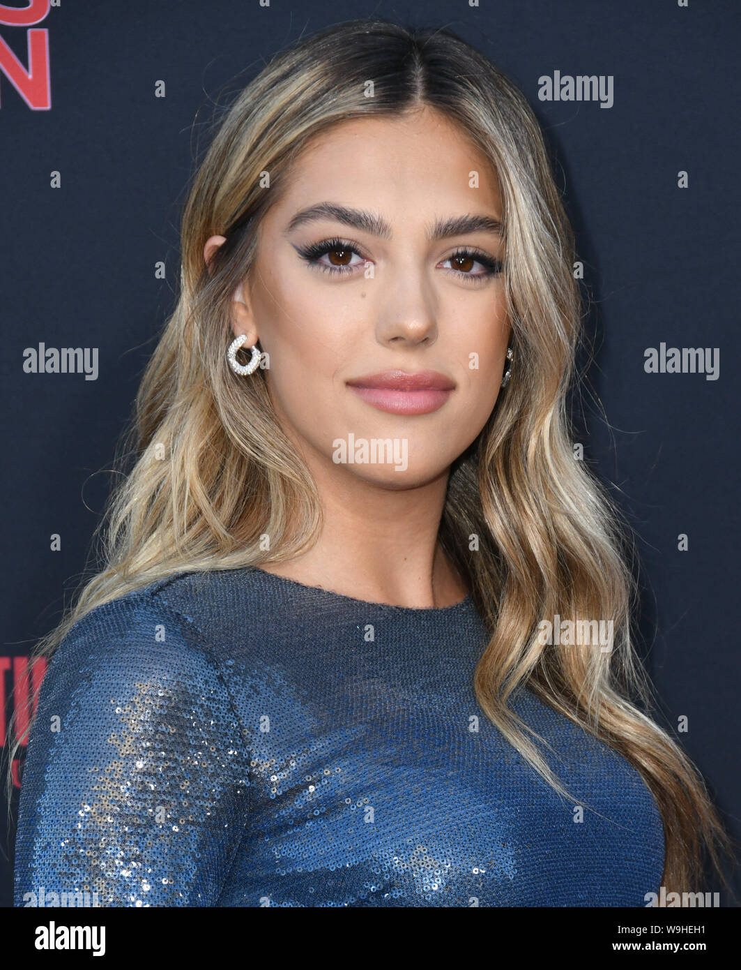 Westwood, California, USA. 13th Aug, 2019. Sistine Stallone. "47 Meters ...