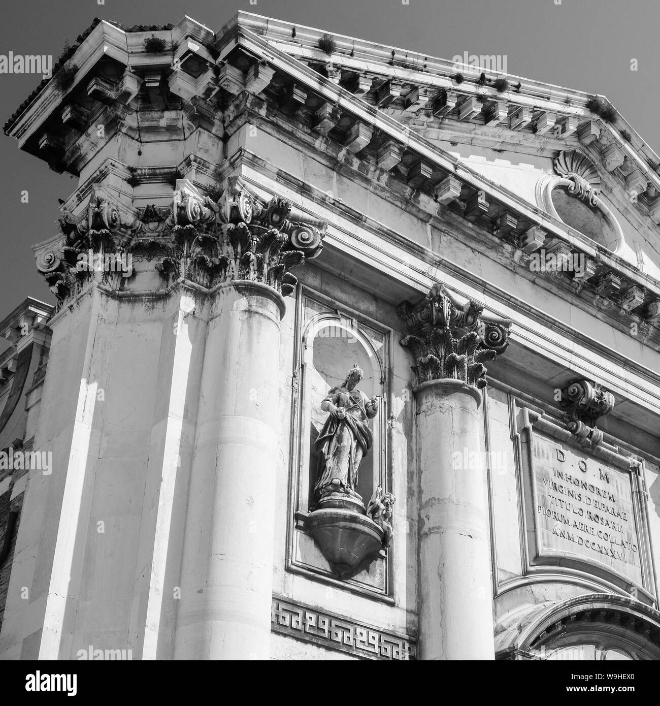 Santa Maria del Rosario, I Gesuati, Venice Stock Photo - Alamy