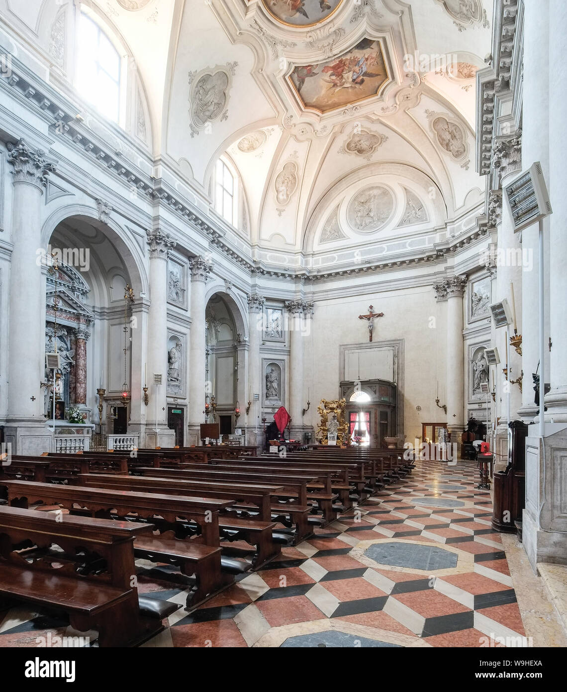 Santa Maria del Rosario, I Gesuati, Venice Stock Photo - Alamy