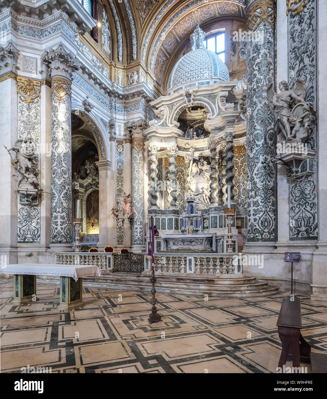 the church of Santa Maria Assunta, known as 'I Gesuiti', in Venice ...