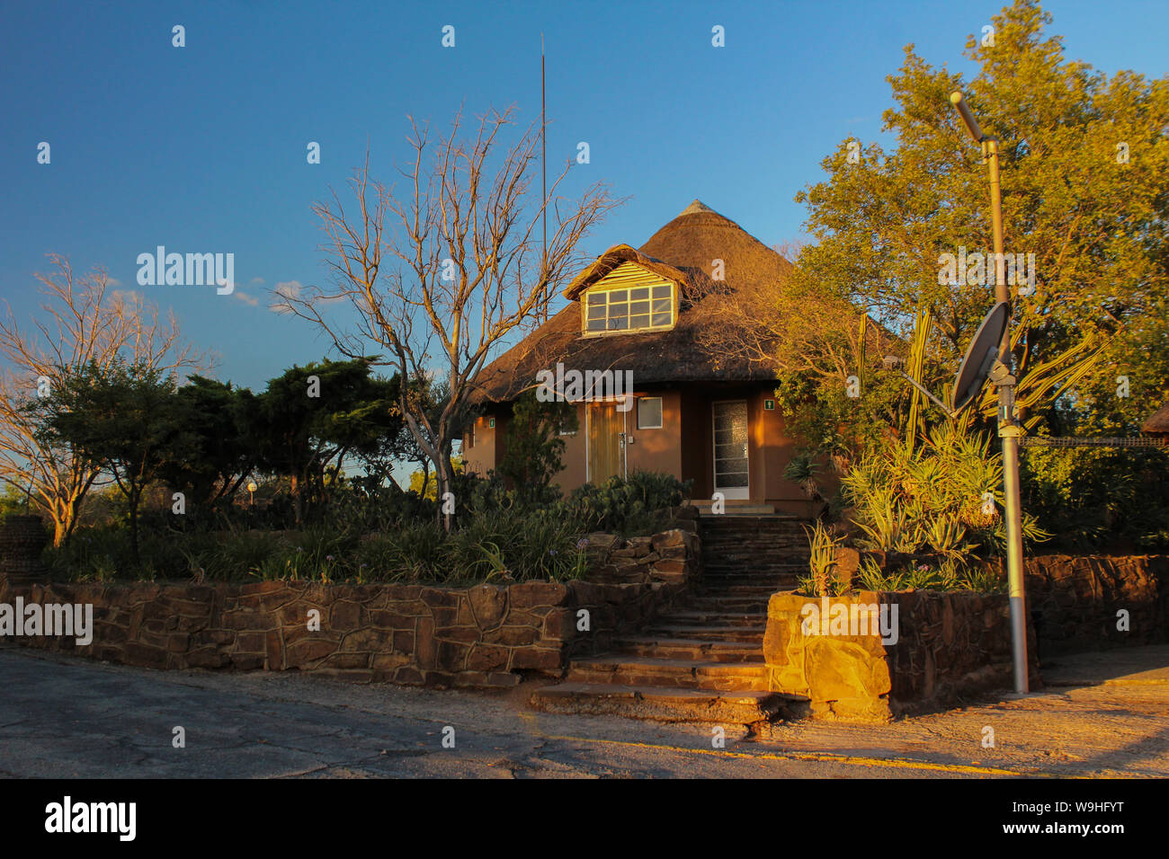 One of the lodges in Willem Pretorius game reserve in South Africa ...