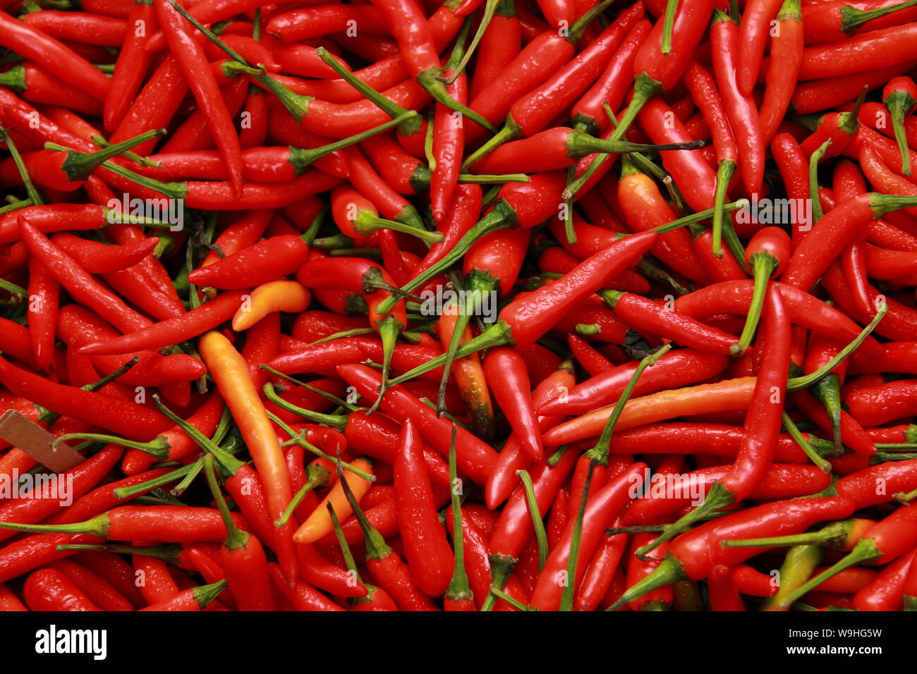 sharp red pepperoni Stock Photo - Alamy