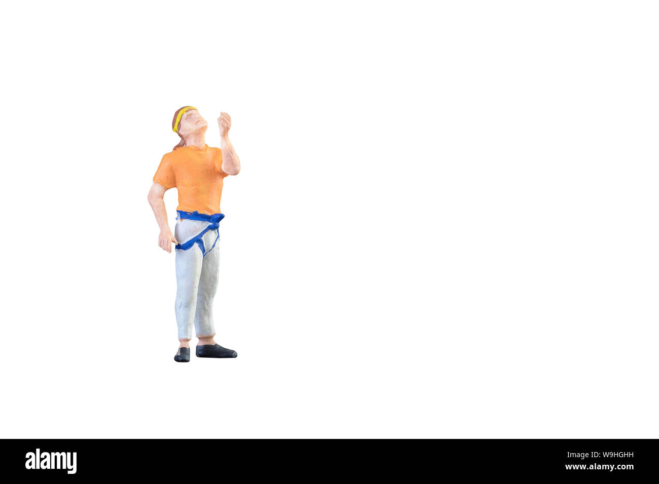 Climber rock rope clipping hi-res stock photography and images - Alamy