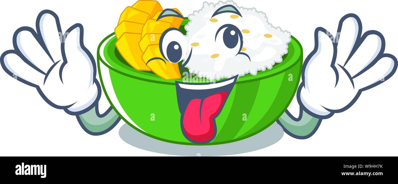 Coconut sticky rice dessert Stock Vector Images - Alamy