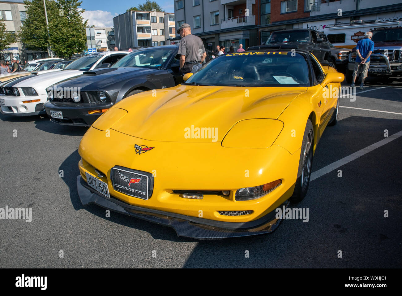 2000 Chevrolet Corvette on display Stock Photo - Alamy