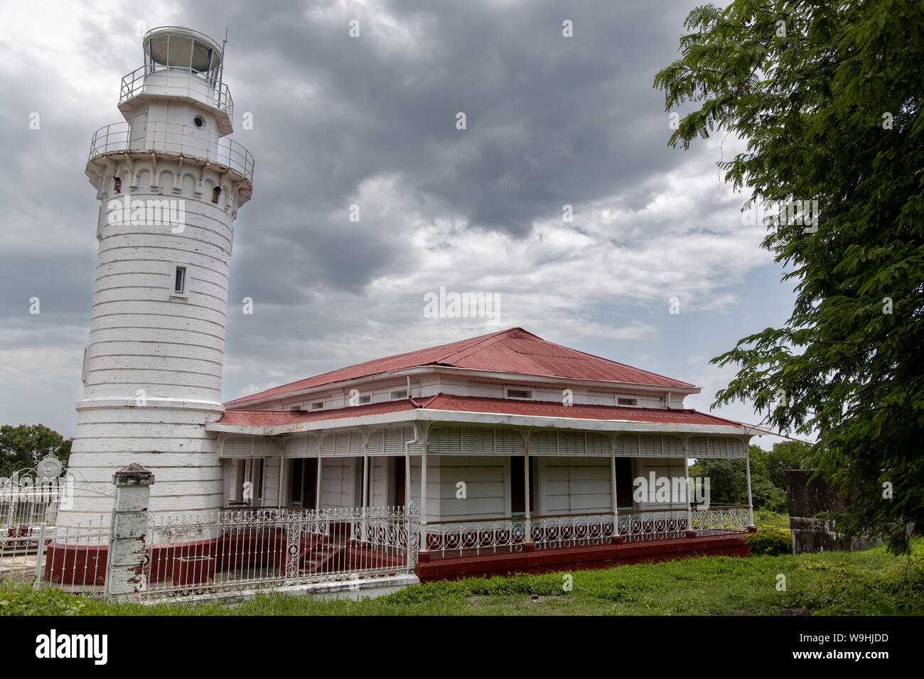 historic lighthouse Malabrigo Point Lighthouse, Batangas , Philippines ...