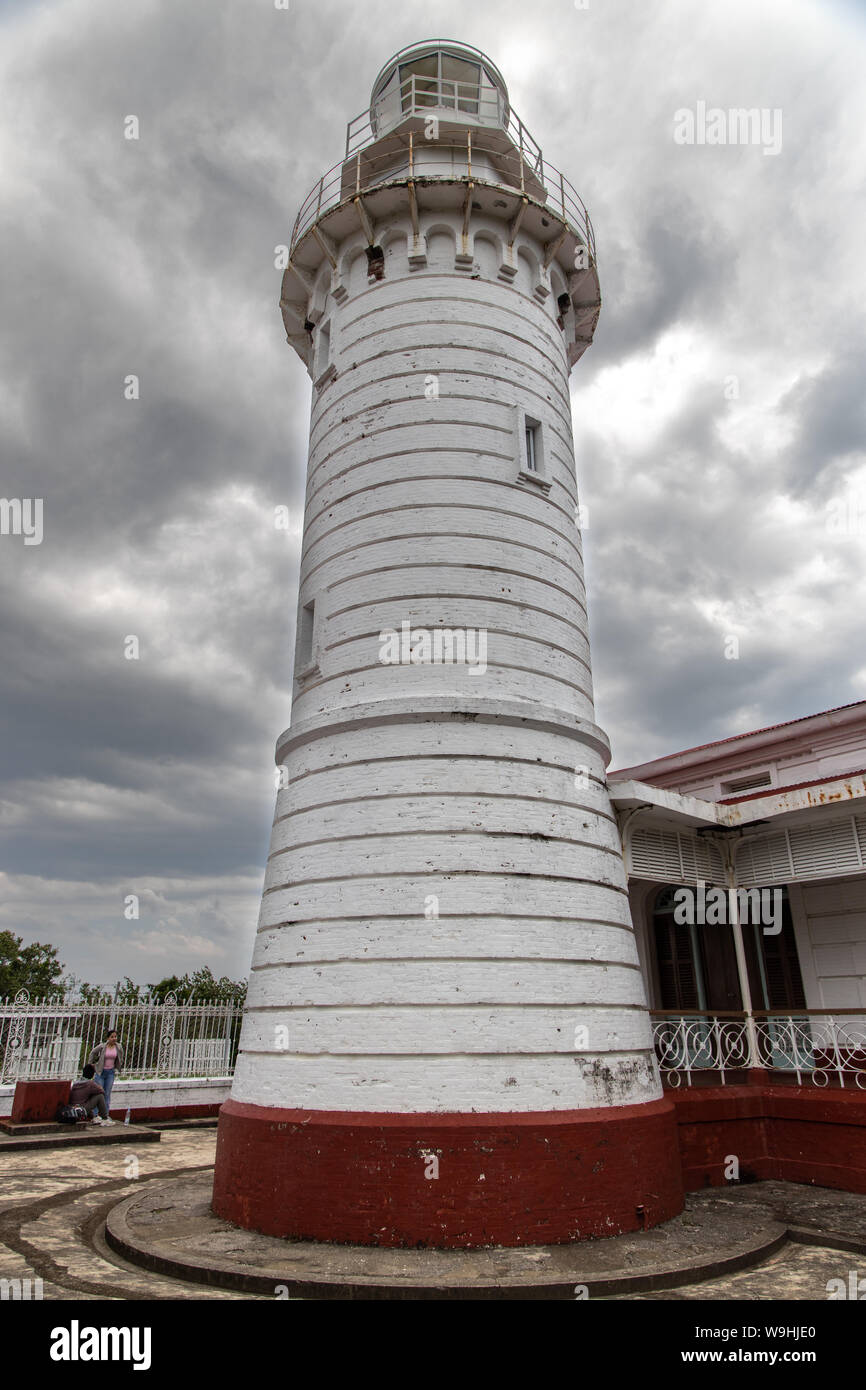 historic lighthouse Malabrigo Point Lighthouse, Batangas , Philippines ...