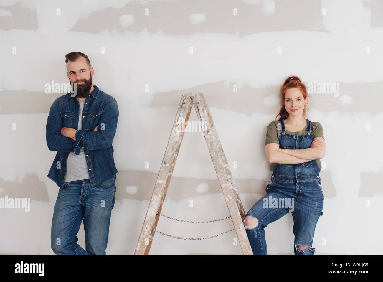 Folded ladder hi-res stock photography and images - Alamy