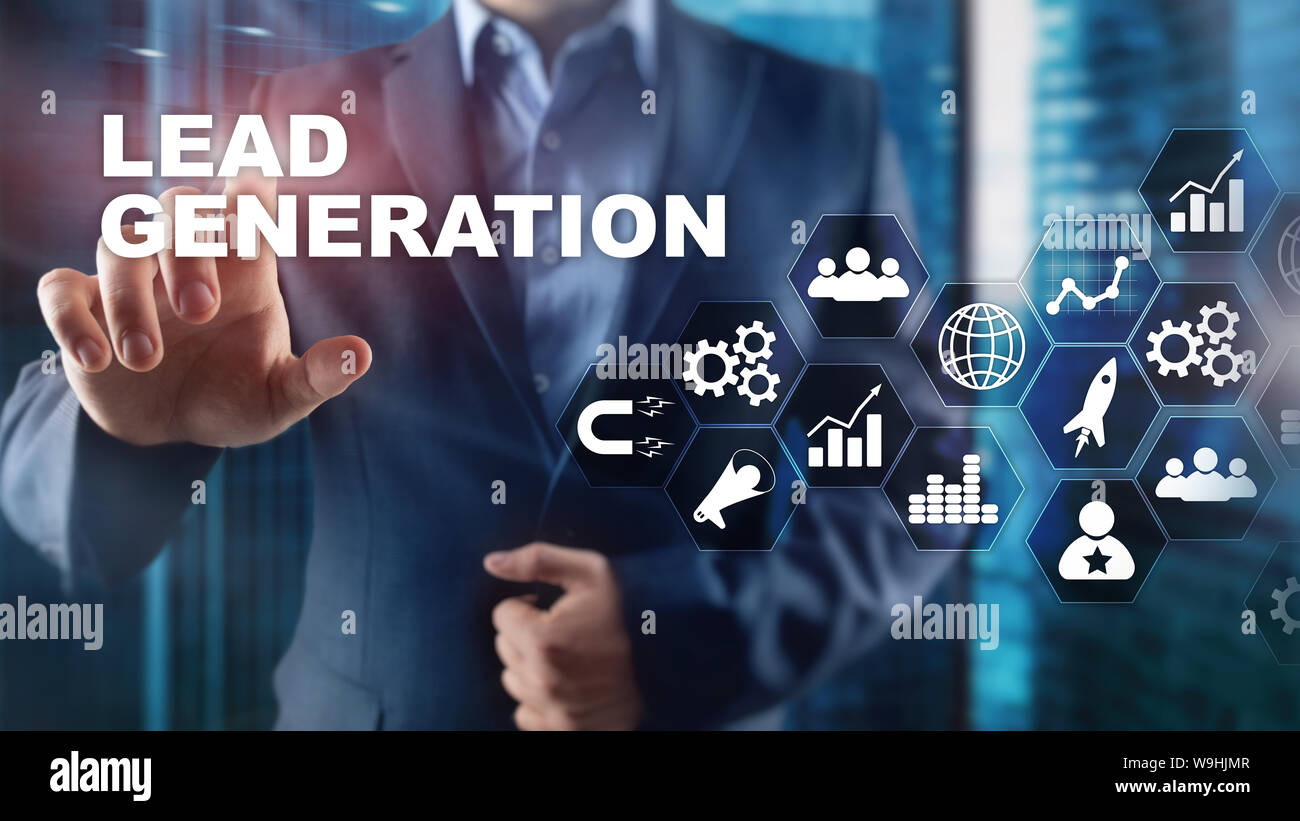 Lead Generation Analysis Business Research Interest Concept. Marketing ...