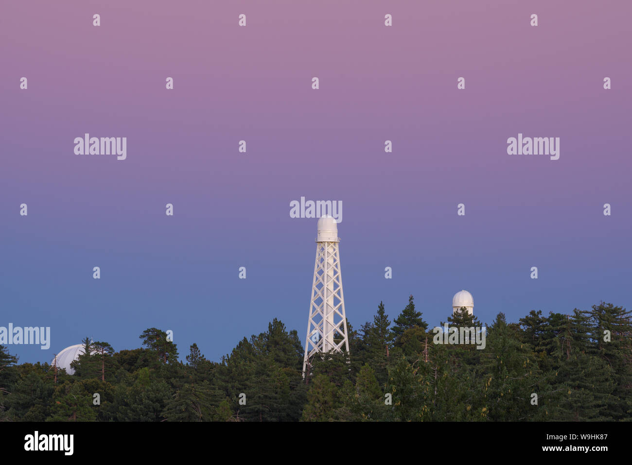 Image showing the Solar Tower at Mt Wilson Observatory in California ...