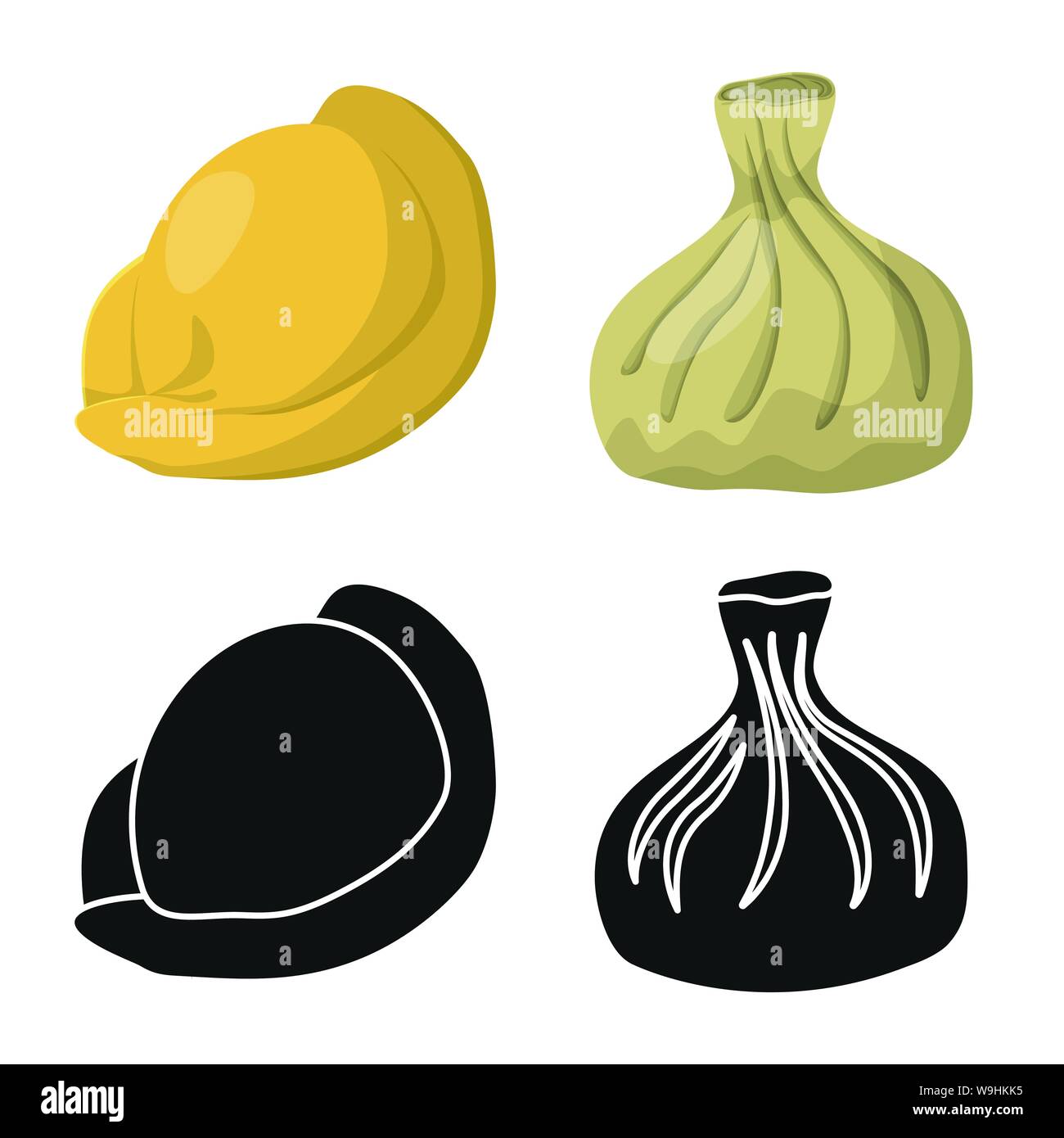 Vector design of products and cooking logo. Collection of products and ...