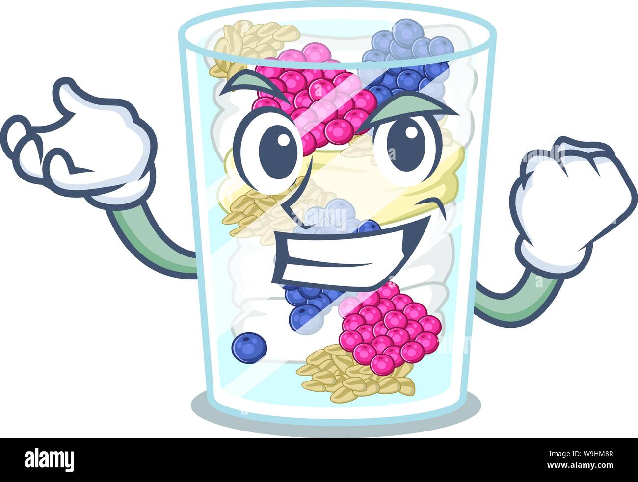 Successful cartoon parfait in the a fridge Stock Vector Image & Art - Alamy