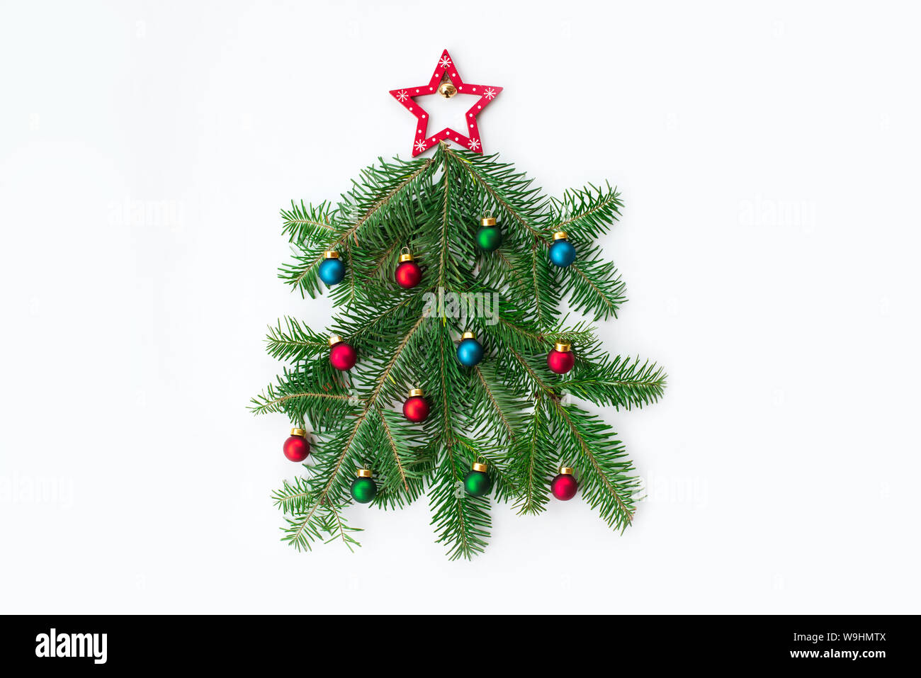 Festive christmas composition clock Cut Out Stock Images & Pictures - Alamy