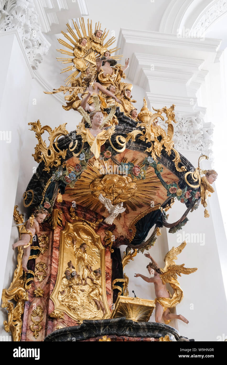 Pulpit baroque architecture hi-res stock photography and images - Alamy