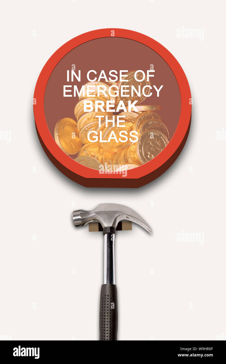 Gold emergency coin hi-res stock photography and images - Alamy