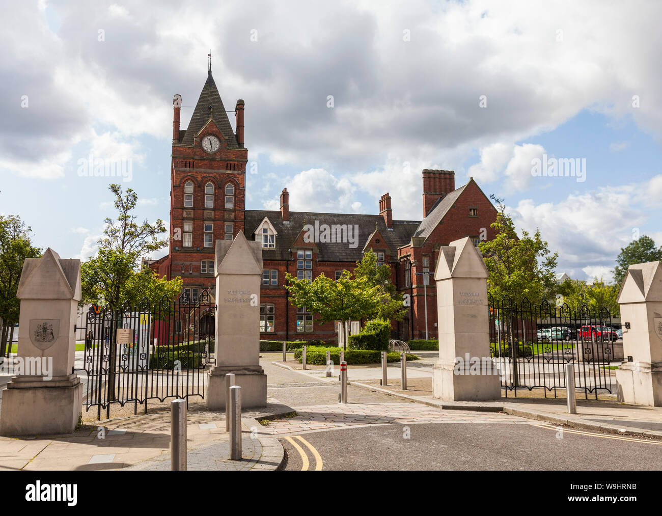The entrance to Teesside University,Middlesbrough,England,UK Stock ...