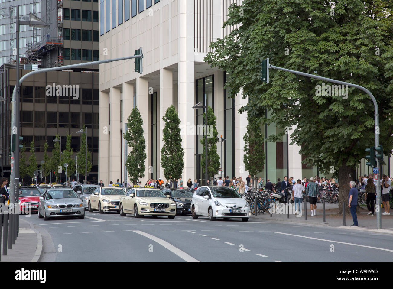 Traffic outside Tower MMK; Frankfurt; Germany Stock Photo - Alamy