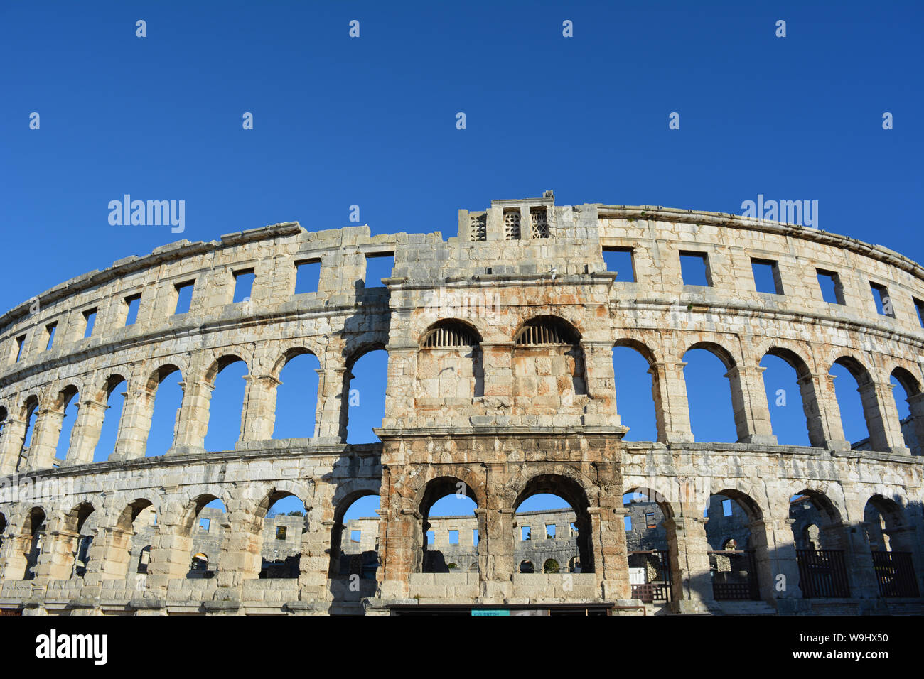 Arena (amphitheater) in Pula, Croatia Stock Photo - Alamy
