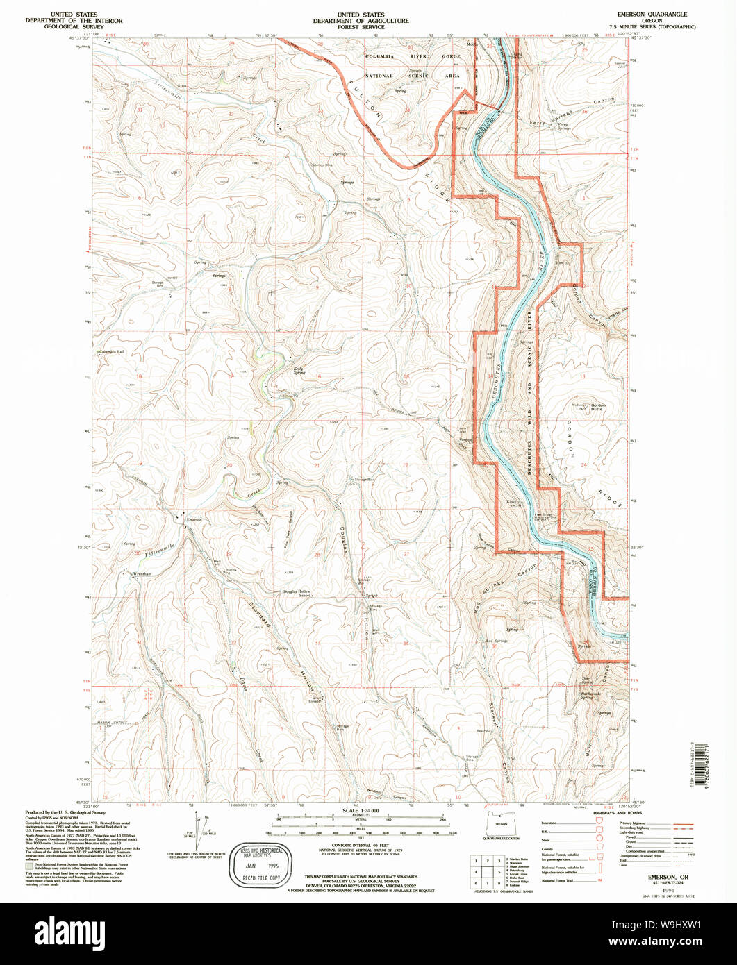 Emerson map hi-res stock photography and images - Alamy