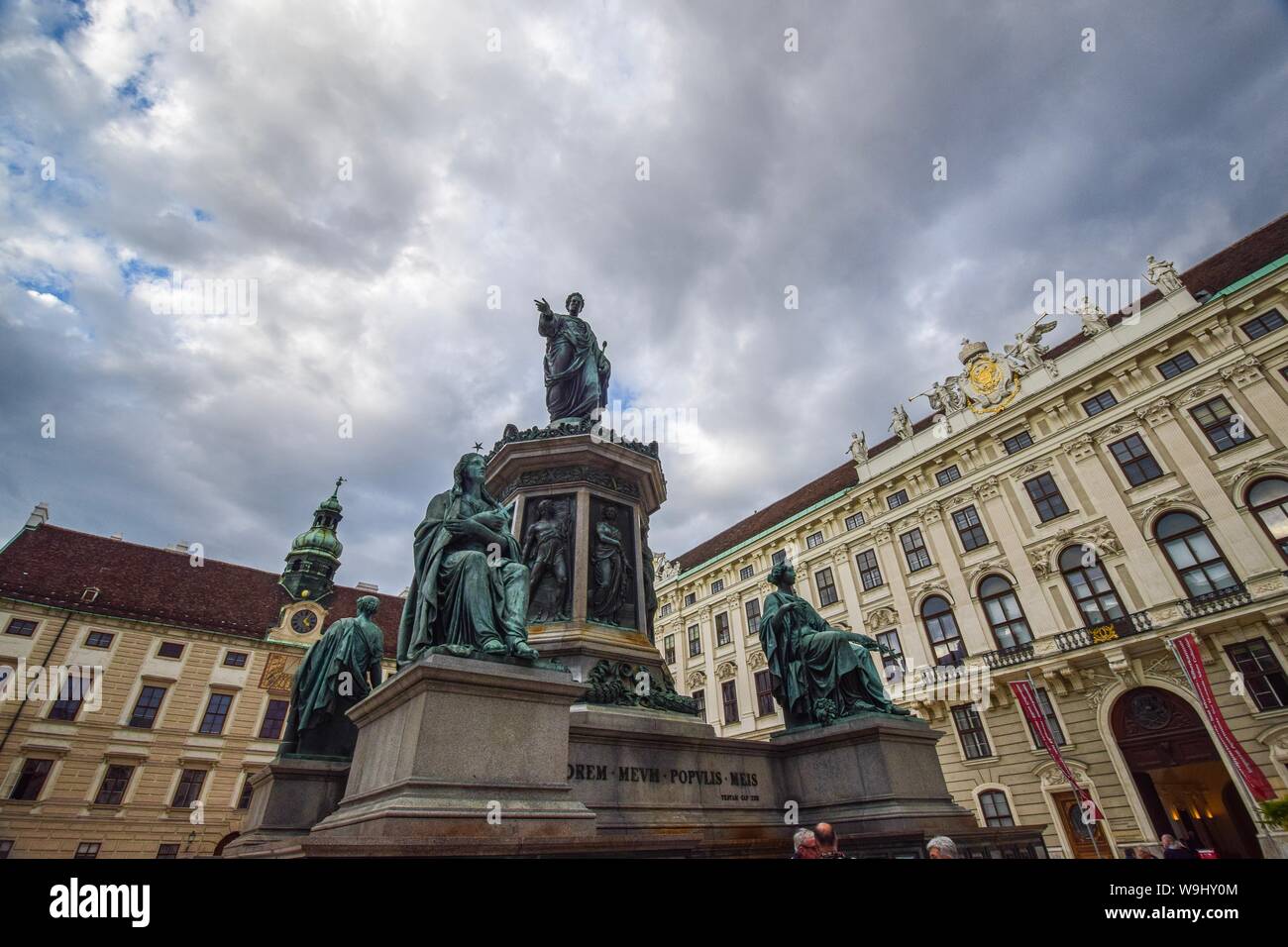 Michaelerplatz in Vienna, Austria Stock Photo - Alamy
