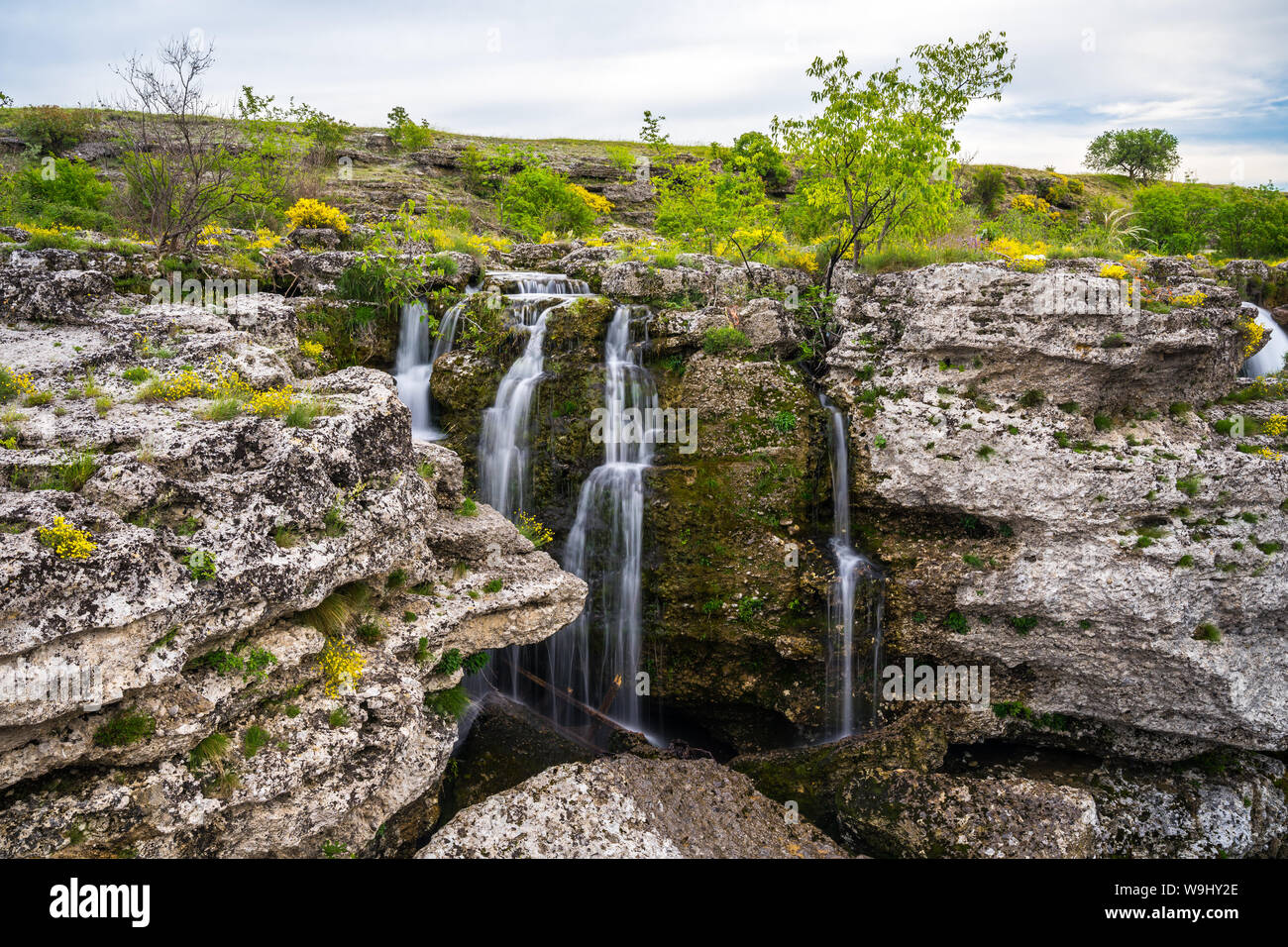 Montenegro, Many terraces of waterfalls at famous niagara falls of ...