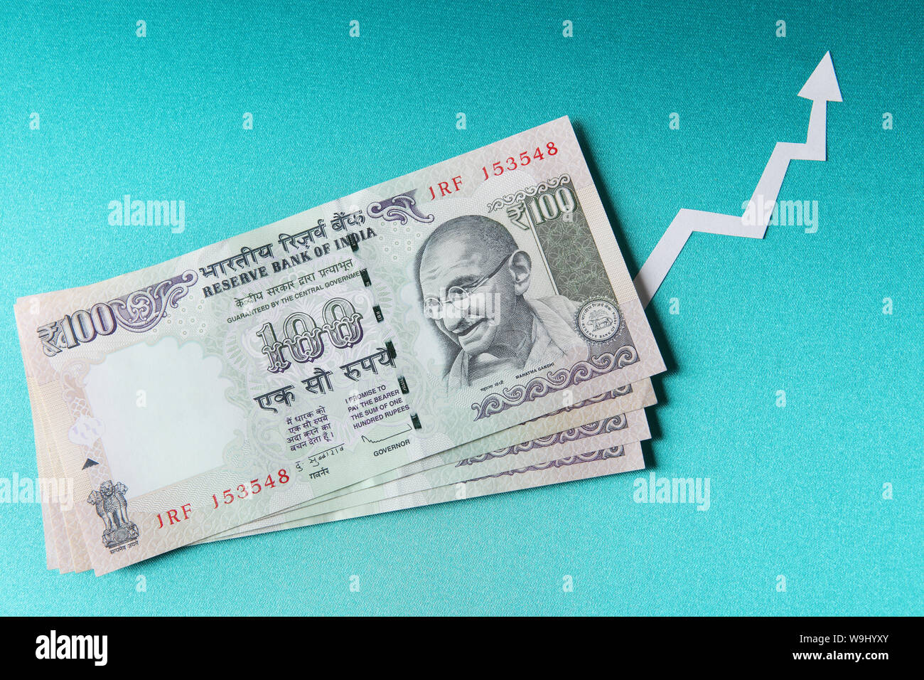 Blue Sign Indian Rupee Symbol High Resolution Stock Photography and ...