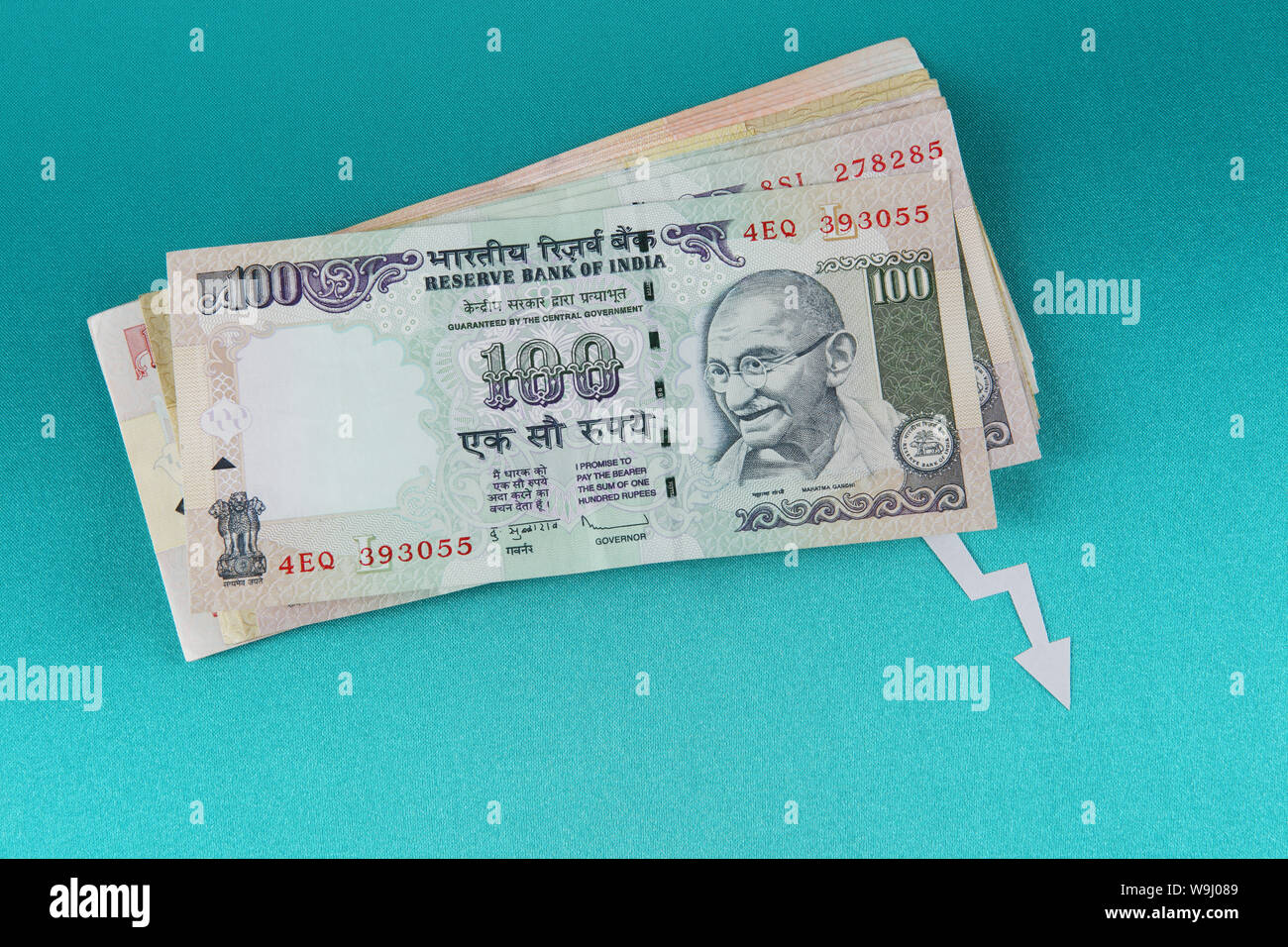Blue Sign Indian Rupee Symbol High Resolution Stock Photography and ...